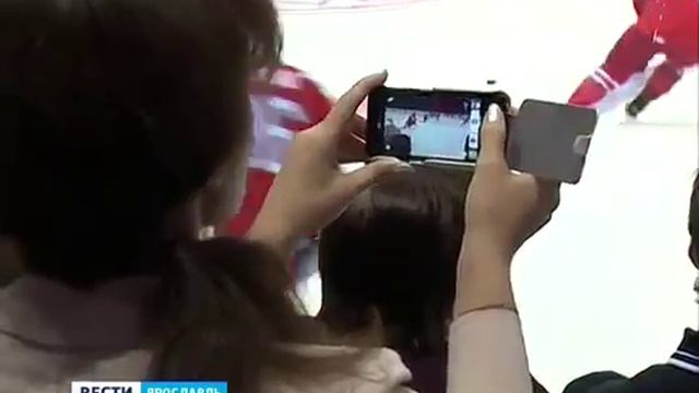 Ярославский Локомотив провел товарищеский матч с Северсталью.mp4