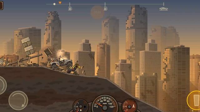 давлю зомбаков на машине #1/Earn To Die 2