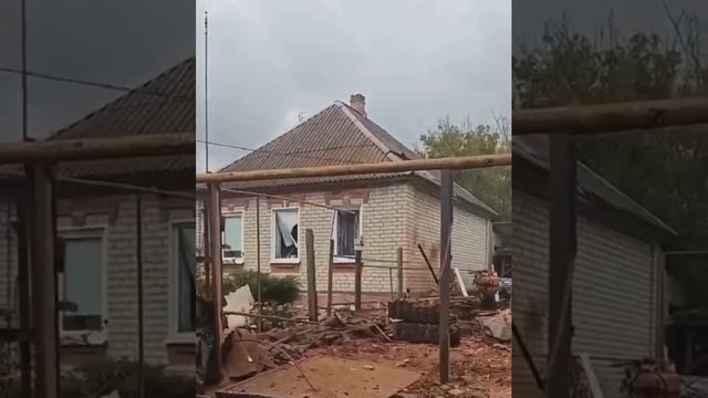В Белгородской области ВСУ попали в жилой дом в селе Красный Хутор. 14 сен. 2022г.