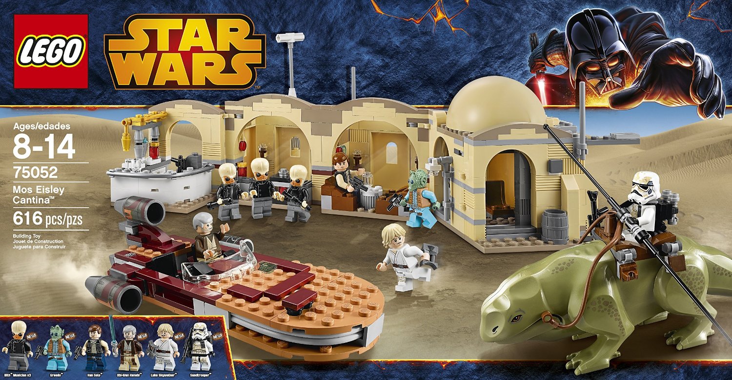 Lego Star Wars 75052 Mos Eisley Cantina - Скоростная сборка и обзор Lego