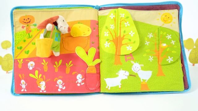 Мягкая книжка-игрушка Lilliputiens «Собачка Джеф»