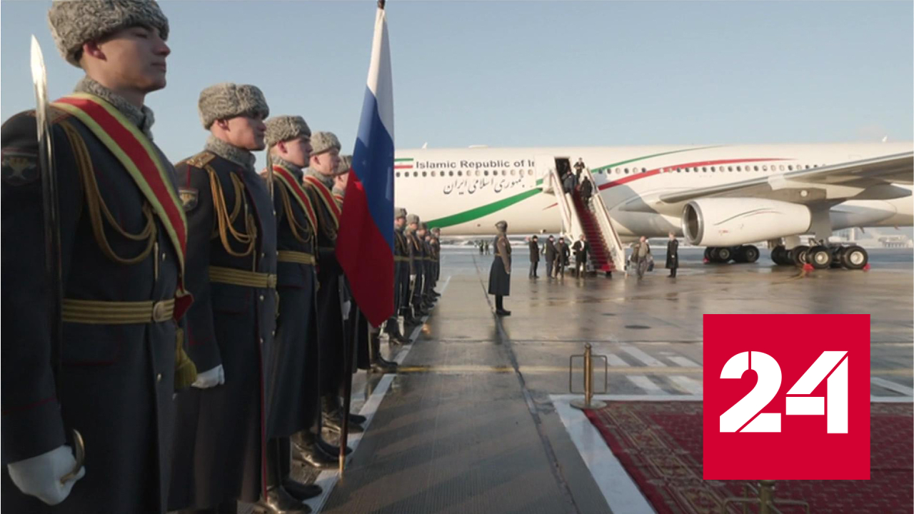 Президент Ирана прилетел в Москву - Россия 24