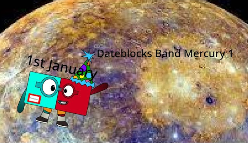 Dateblocks Band Mercury 1