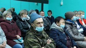 Отчетное собрание в посёлке Вангаш