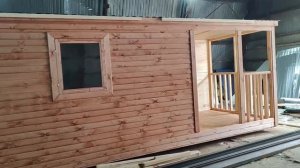 Бытовка с верандой от компании "Всембыт"
