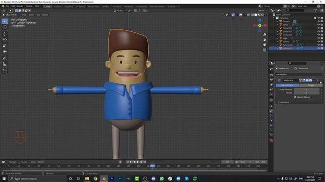 06 - Rig Preparation - Blender 3D Full 3D Character Easy Workflow