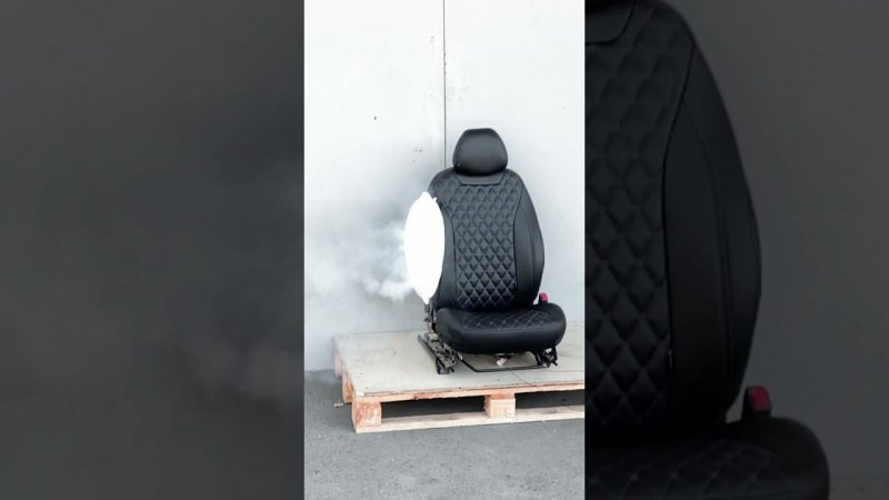 Lord Autofashion™ - Авточехлы Байрон взрыв встроенной в кресло подушки безопасности.