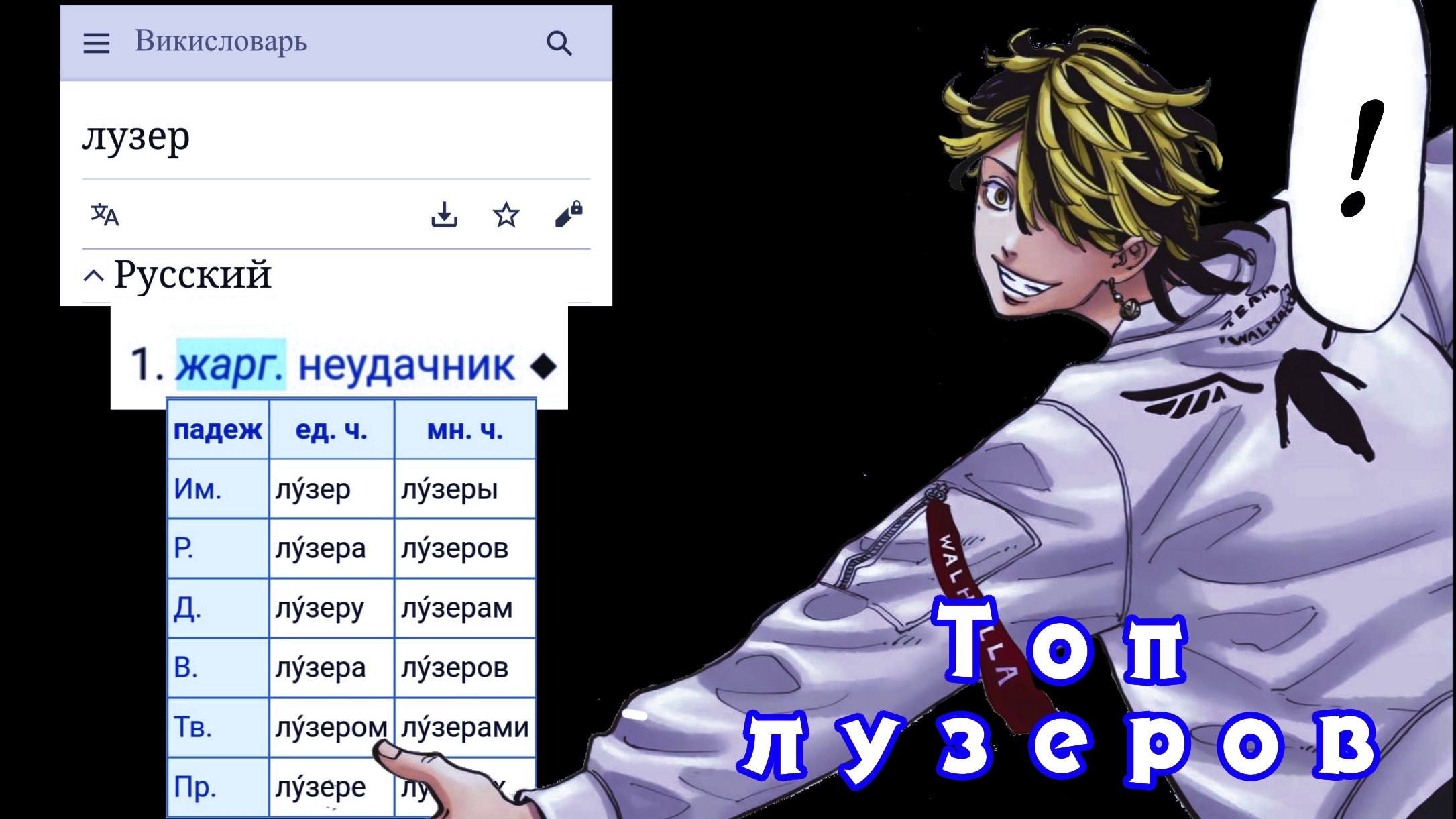 Топ лузеров "Токийских мстителей"