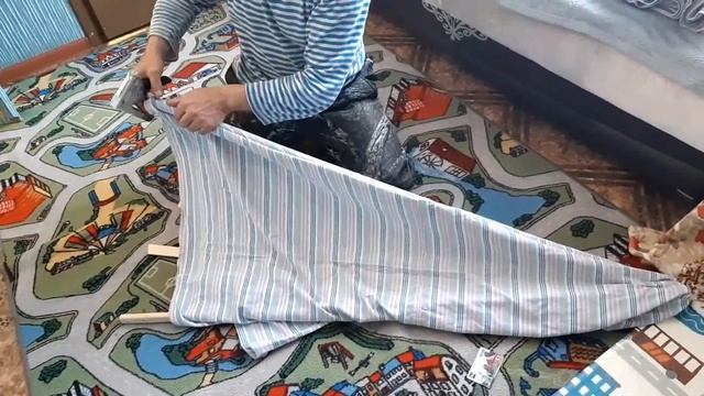 Вигвам бюджетный вариант,своими руками.mp4