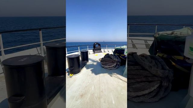 Погнали посмотрим какой вид с носовой части судна ⛴