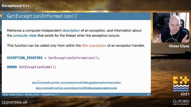 Exceptional C++ - Victor Ciura [ C++ on Sea 2021 ]