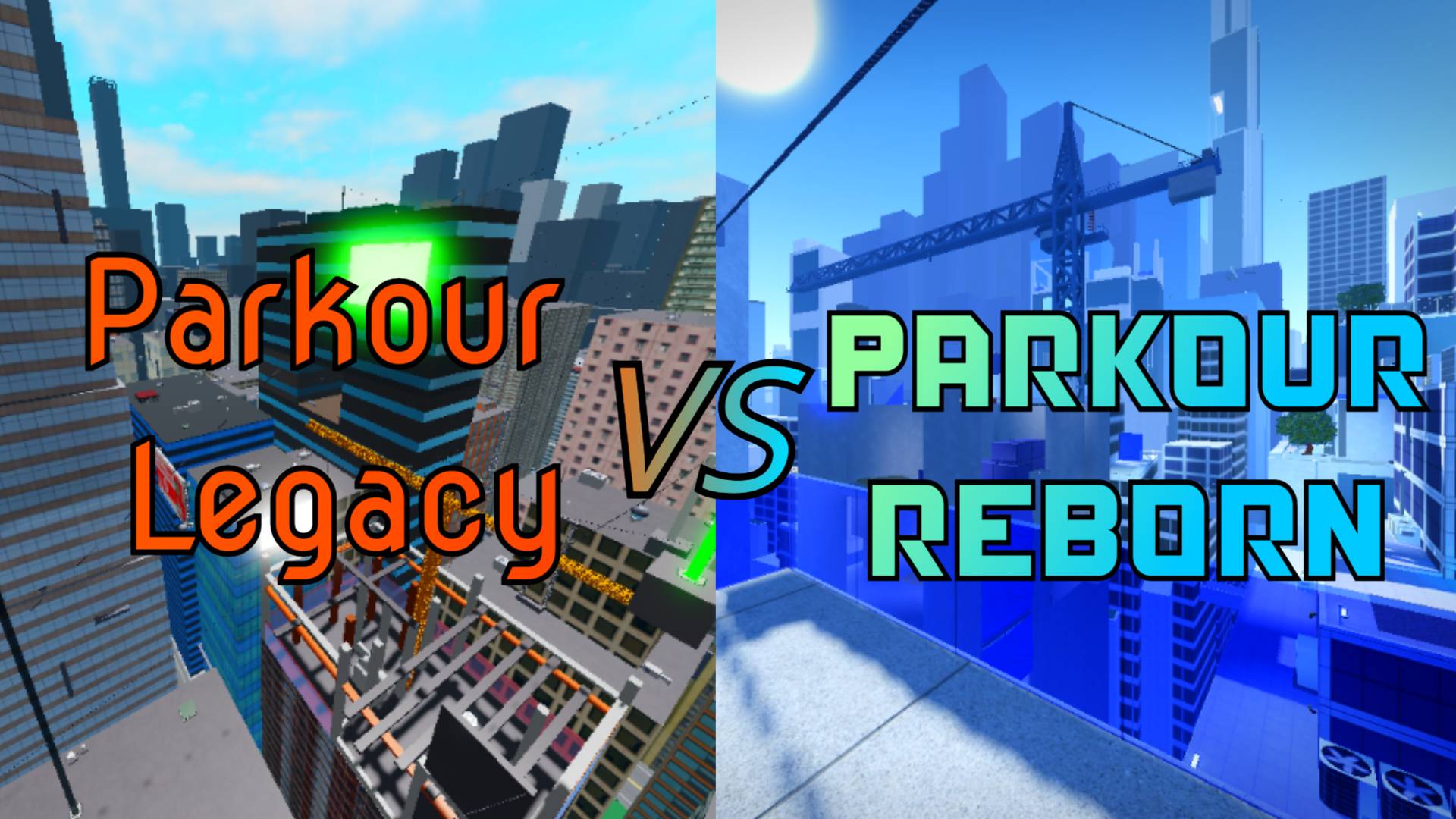 Обычный Паркур VS Реборн | Роблокс