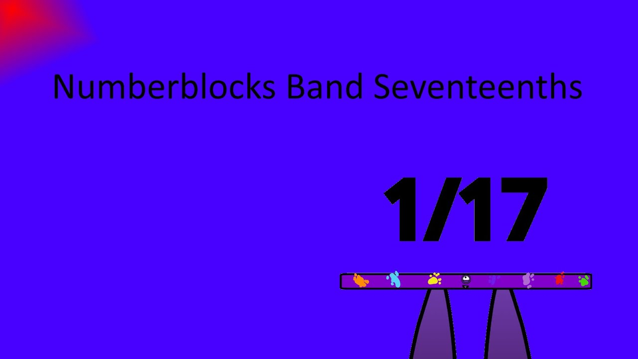Numberblocks Band Seventeenths