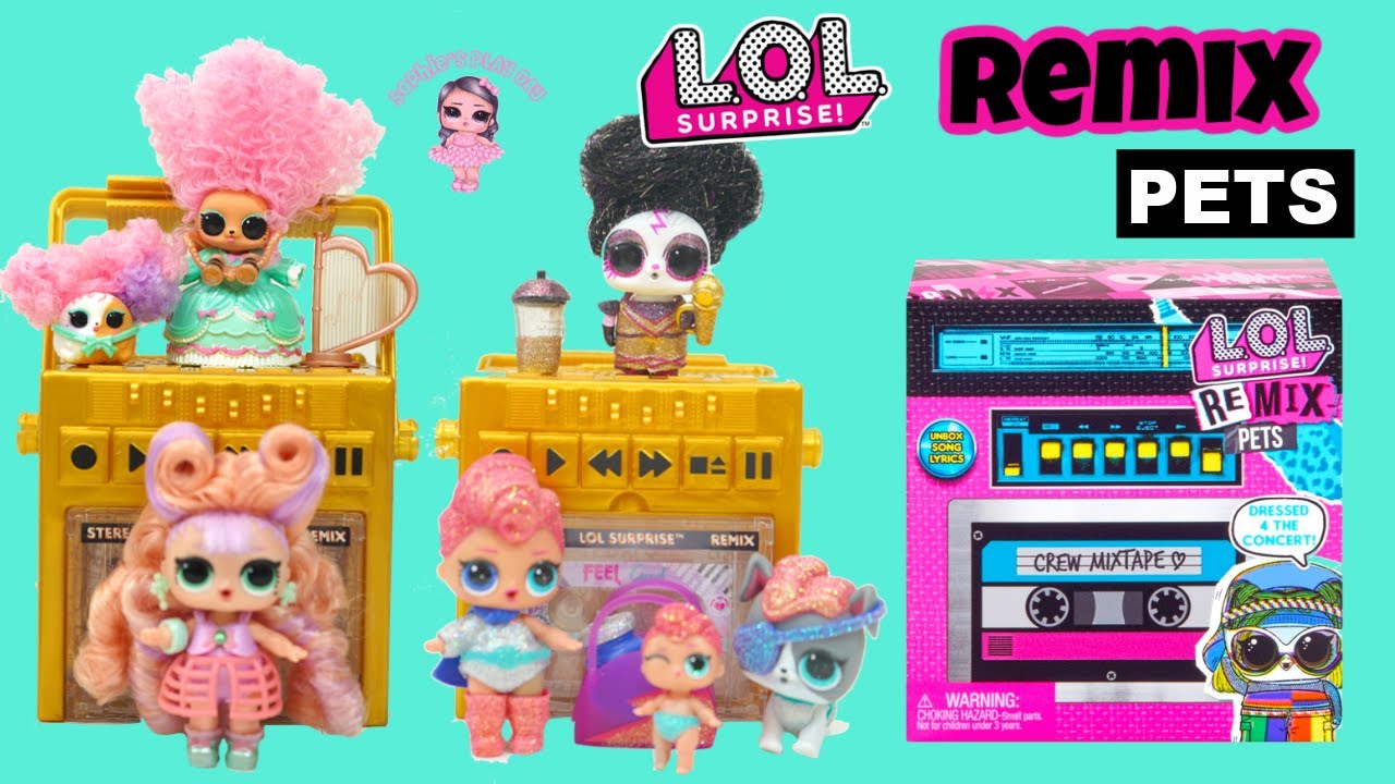 ОТКРЫВАЕМ Lol surprise remix pets!