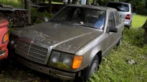 Оживление Mercedes-Benz w124 200D 1988 года! запускается спустя 16 лет часть 1