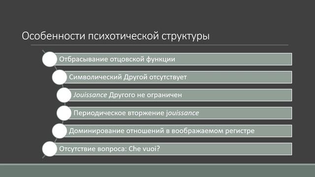 Д.А. Узланер – Лекция 5.1. Психические структуры: психотическая, первертная, невротическая