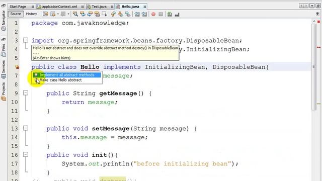 Spring Framework Class Lecture(Bean Life cycle)- Class 12 – смотреть онлайн видео от Java ...