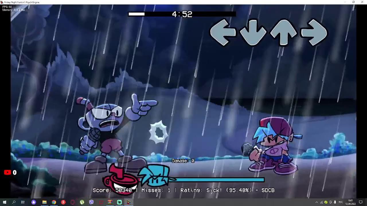 FNF Crossed Out прохождение на Normal