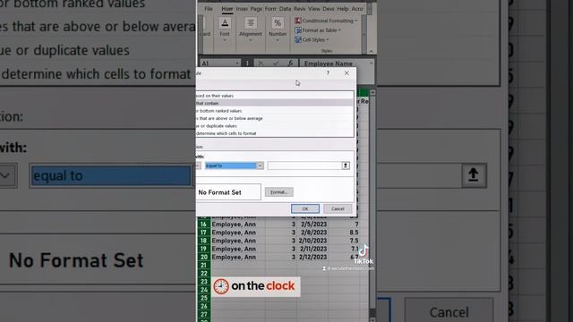 Excel tip change cell color based on criteria