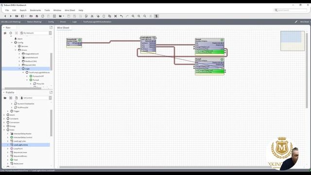 6 N4 Tridium Niagara - Machine learning - Two Pump simple logic with auto-rotation – смотреть ...