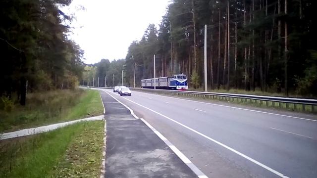 Поезд на 1км ДЖД Ярославский МР 25.09.21г
