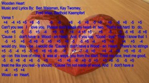 How to play "Wooden Heart" on a Diatonic Harmonica with Tabs and Lyrics