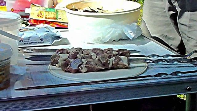 Шашлык на Чёрном Озере