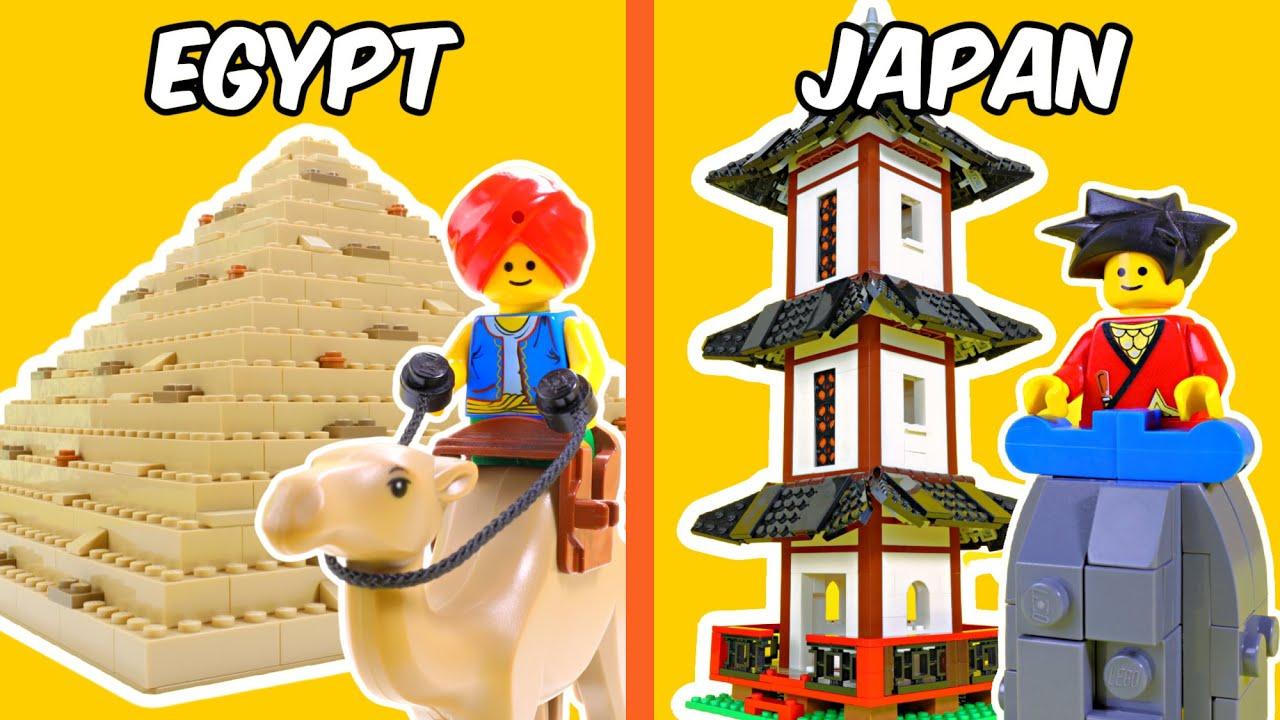 Я построил БОЛЬШИЕ СТРАНЫ в LEGO... перевод - TD BRICKS - смотреть ...