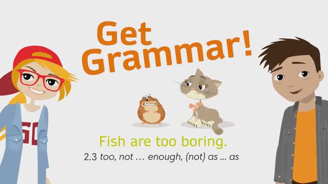 Go Getter 3. 2.3 Fish are too boring! too, enough, as ... as - смотреть ...