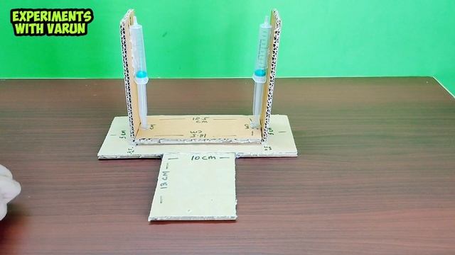 Hydraulic Lift Working Model | School Science Projects | Easy science ...