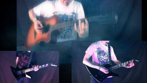 Ensiferum Heathen Horde Full instrumental Dual Guitar Cover (HD sound & Image)