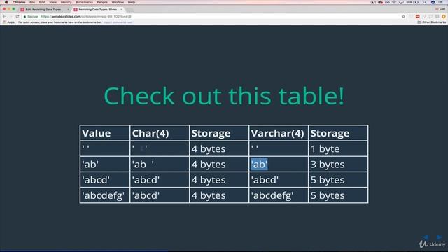 CHAR and VARCHAR IN SQL – смотреть онлайн видео от MySQL Справочник в ...