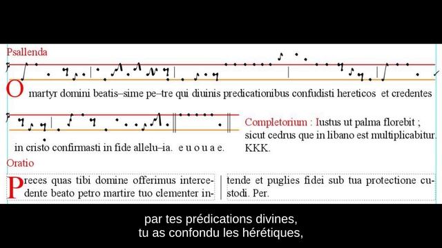 Antiphona de Petro Martyre