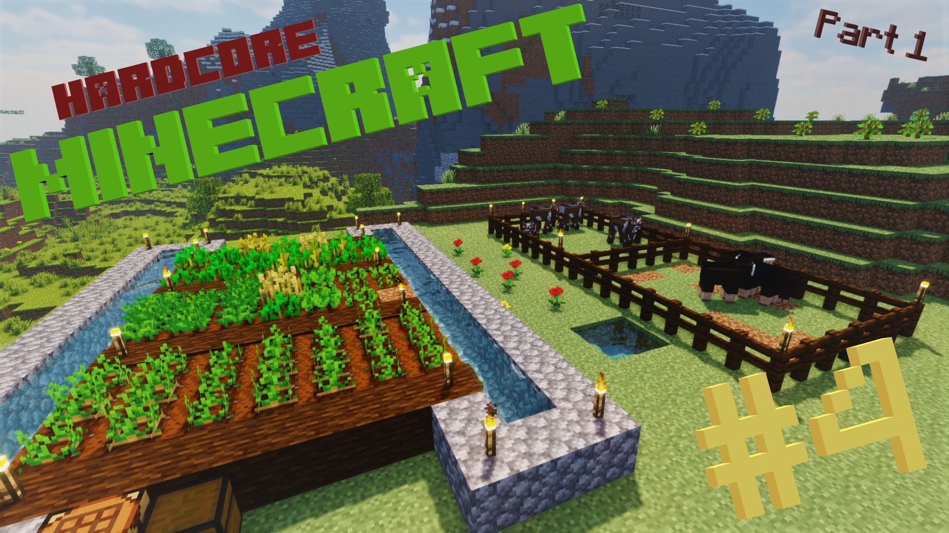 Minecraft Выжить Вдвоём 4 Серия Часть 1 | Обустройство фермы | Хардкорное выживание