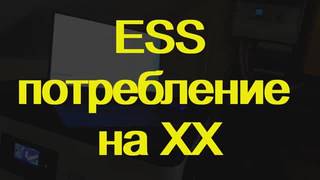 ESS Потребление на ХХ