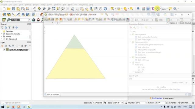 How to Split and Merge Polygon in QGIS - смотреть видео онлайн от ...