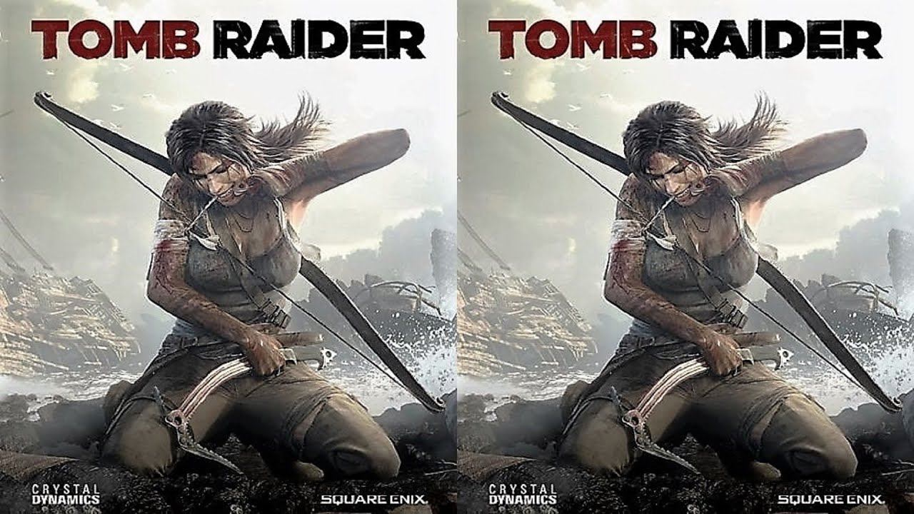 Tomb Raider  3D video SBS VR box google cardboard