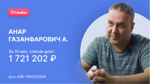 Анар Газанфарович А. (Номер дела: А56-118152/2019)