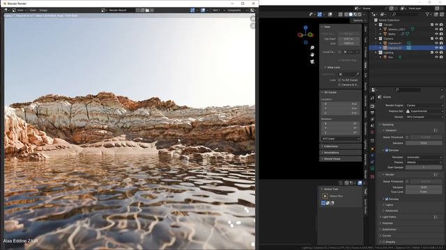 Blender 4. 0- Environments Crash Course for Beginners - Alaa Eddine ZAIR_7