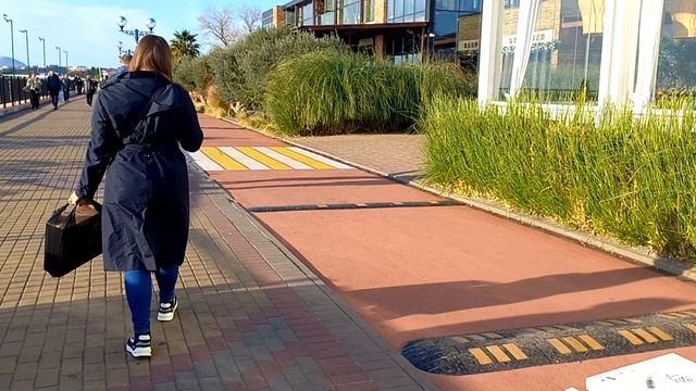 Набережная Сочи Парка зимой