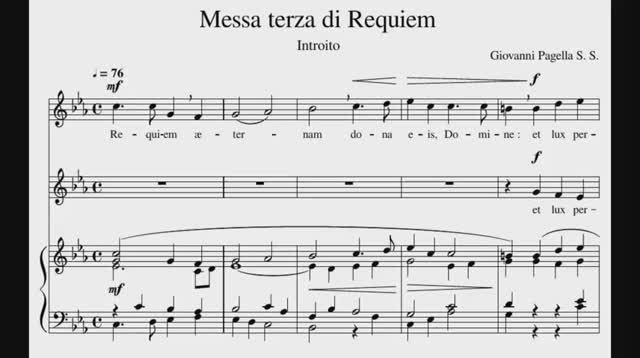G. Pagella, Requiem, Introitus
