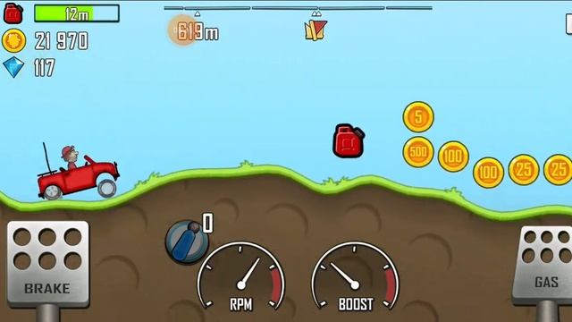Hill Climb Racing  прокачиваю машину часть 2
