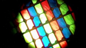 LCD дисплей под микроскопом