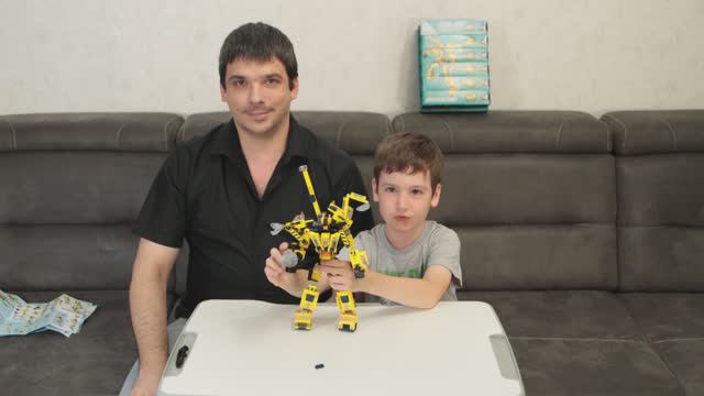 Трансформеры 1TOY Blockformers Connector Мегаблокбот полный набор игрушки