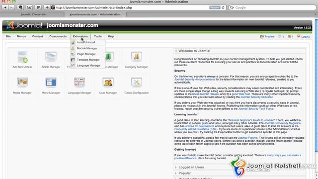 Assign Template - Joomla Nutshell 1 | 5 Tutorial – смотреть онлайн видео от Оптимизация и ...