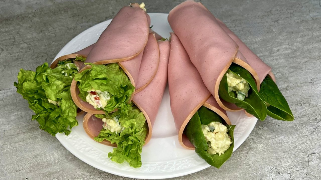 Колбасные Рулетики с начинкой из авокадо ?