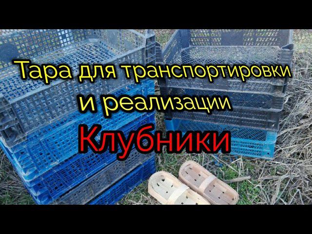 Во что собирают клубнику. Виды ящиков для перевозки. Лукошки для торговли.