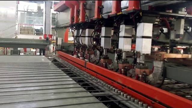 Станок для сварки сетки с проемами для панелей TJK MACHINERY