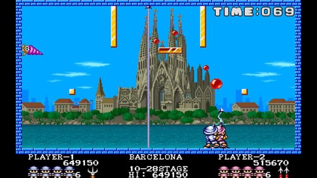 Pang (1989) (2 Players) (Arcade) смотреть онлайн видео от Old Classic ...