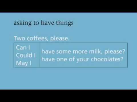 Requests, suggestions and offers with modal verbs – Mode pre